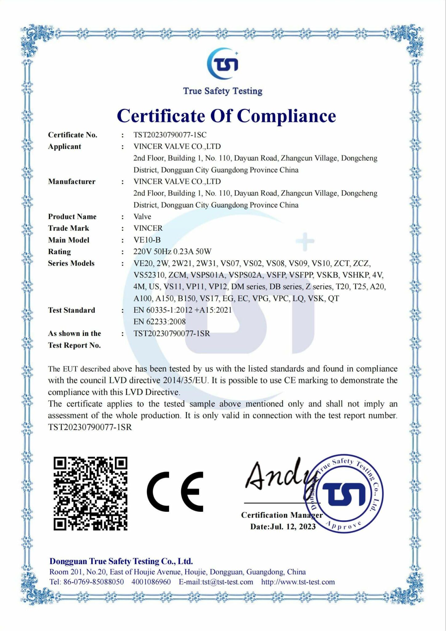 VINCER Motorized Actuated Butterfly Valve - VINCER Valve