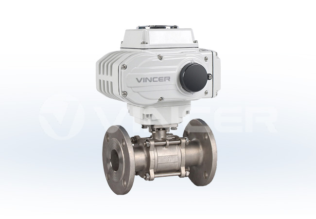 Electric Actuated 3-Piece Ball Valve - VINCER Valve
